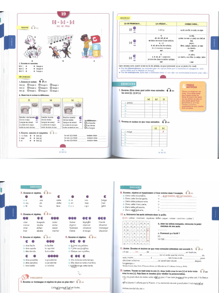 Phonétique Essentielle du Français A1-A2-39-40 (1) | PDF