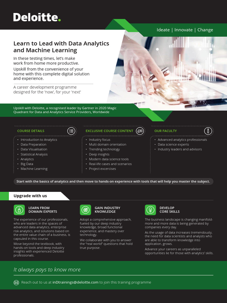 In Risk DataAnalytics One Pager Flyer v11 Noexp | PDF | Analytics ...