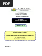 Grade 12 Sepedi Paper 1 Notes | PDF