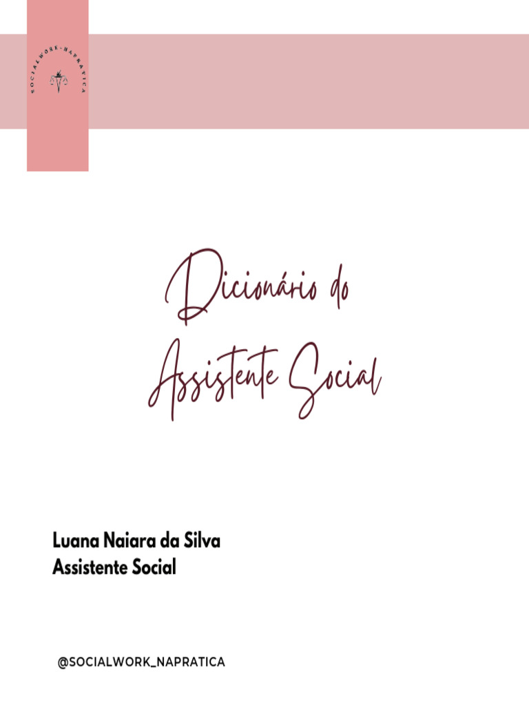 Dicionário do Assistente Social: Termos e Definições | PDF | Família ...