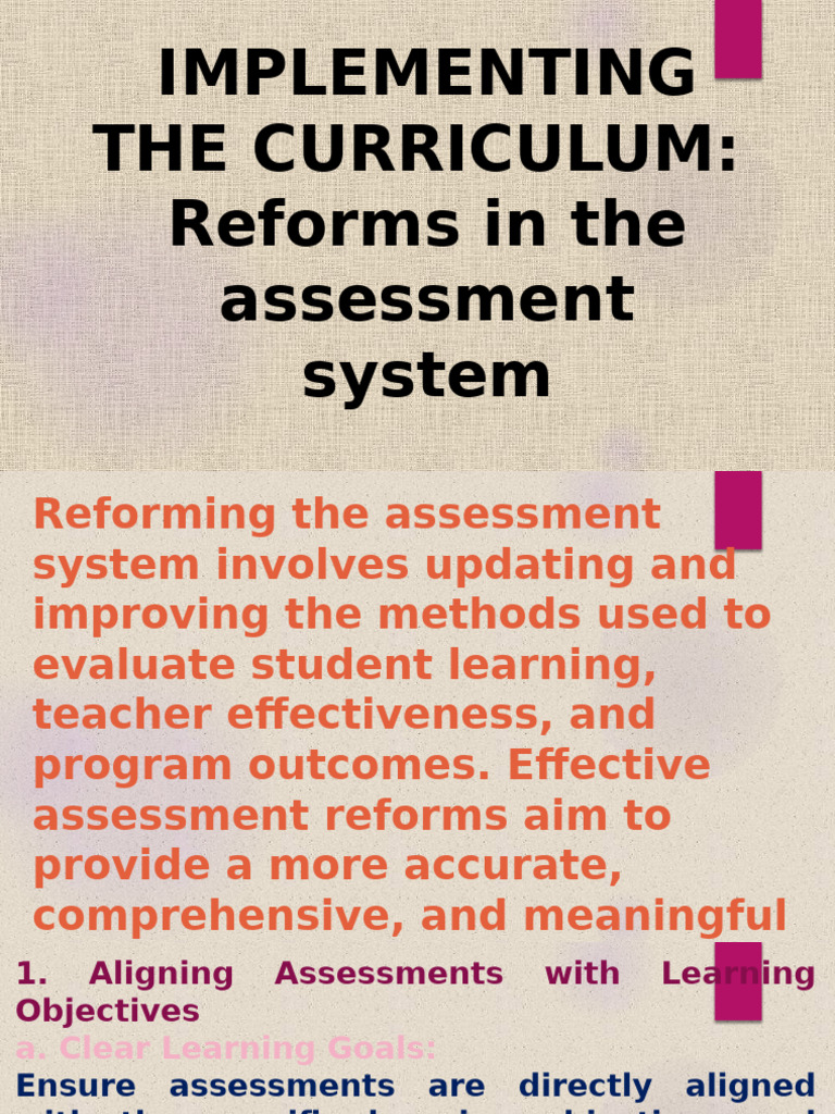 Implementing The Curriculum | PDF