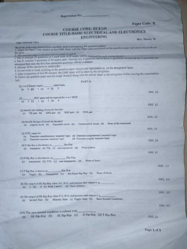 Ece 249 Q.paper | PDF