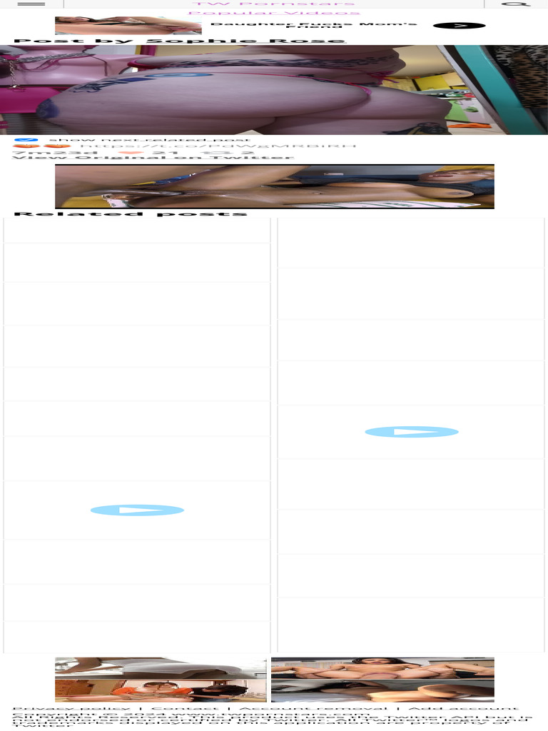 TW Pornstars - Sophie Rose. Twitter. ??. 413 AM - 5 May 2024 | PDF