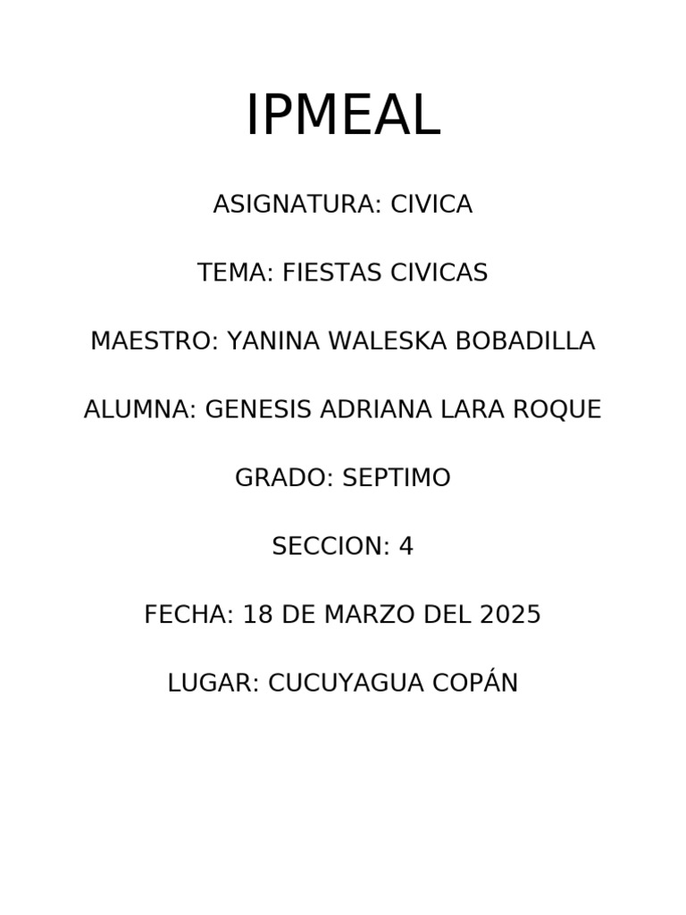 IPMEAL | PDF