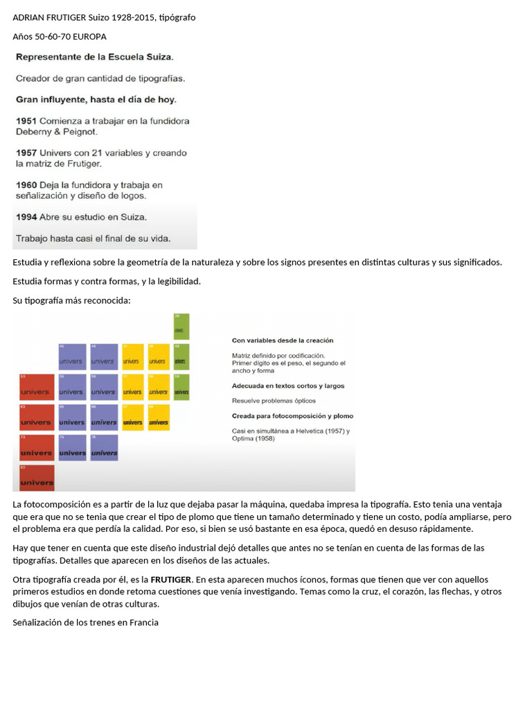 Adrian Frutiger 1928-2015 | PDF