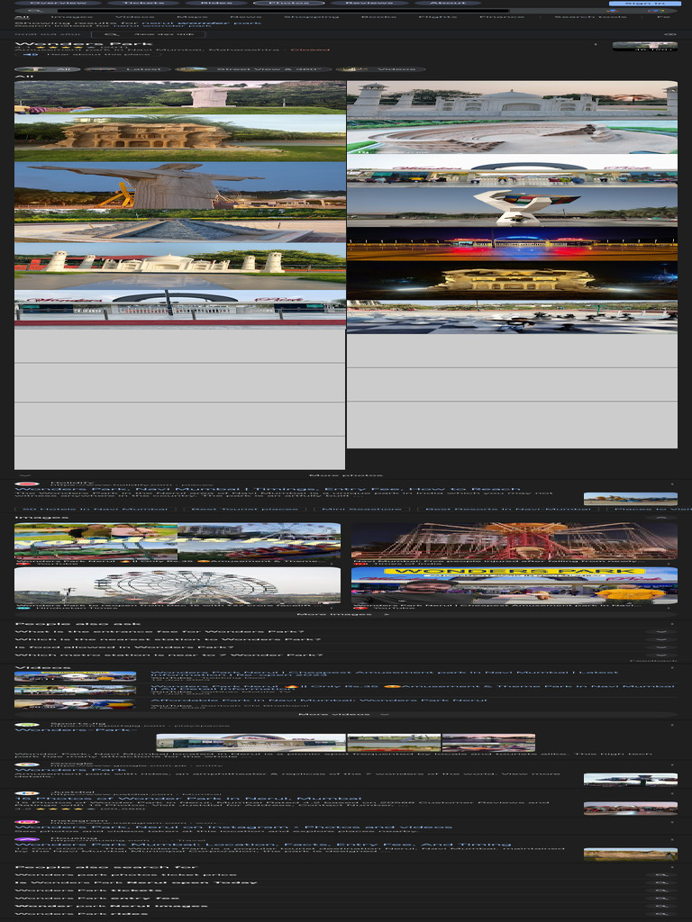 Nerul Womder Park - Google Search | PDF | Amusement Park | Leisure