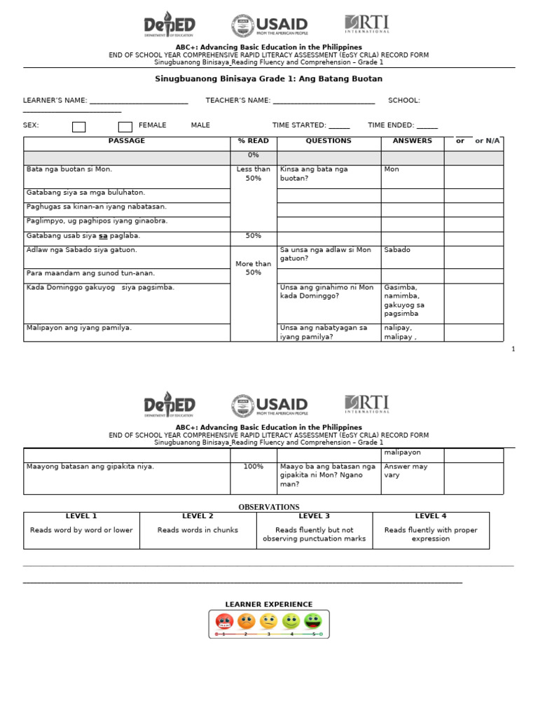 S.Binisaya Gr1 Story-2 Ang-Batang-Buotan RF | PDF