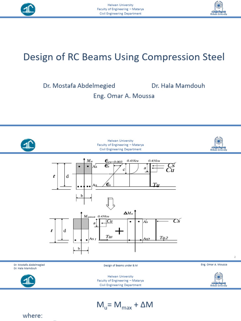 Compression Steel | PDF