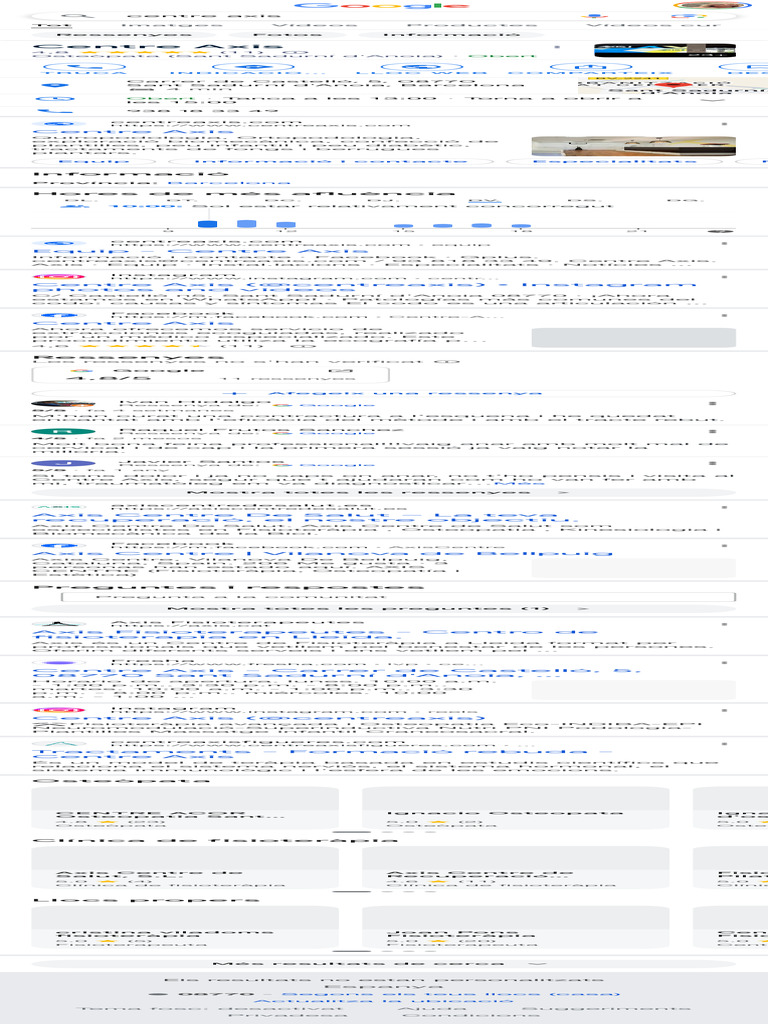 Centre Axis - Cerca de Google | PDF