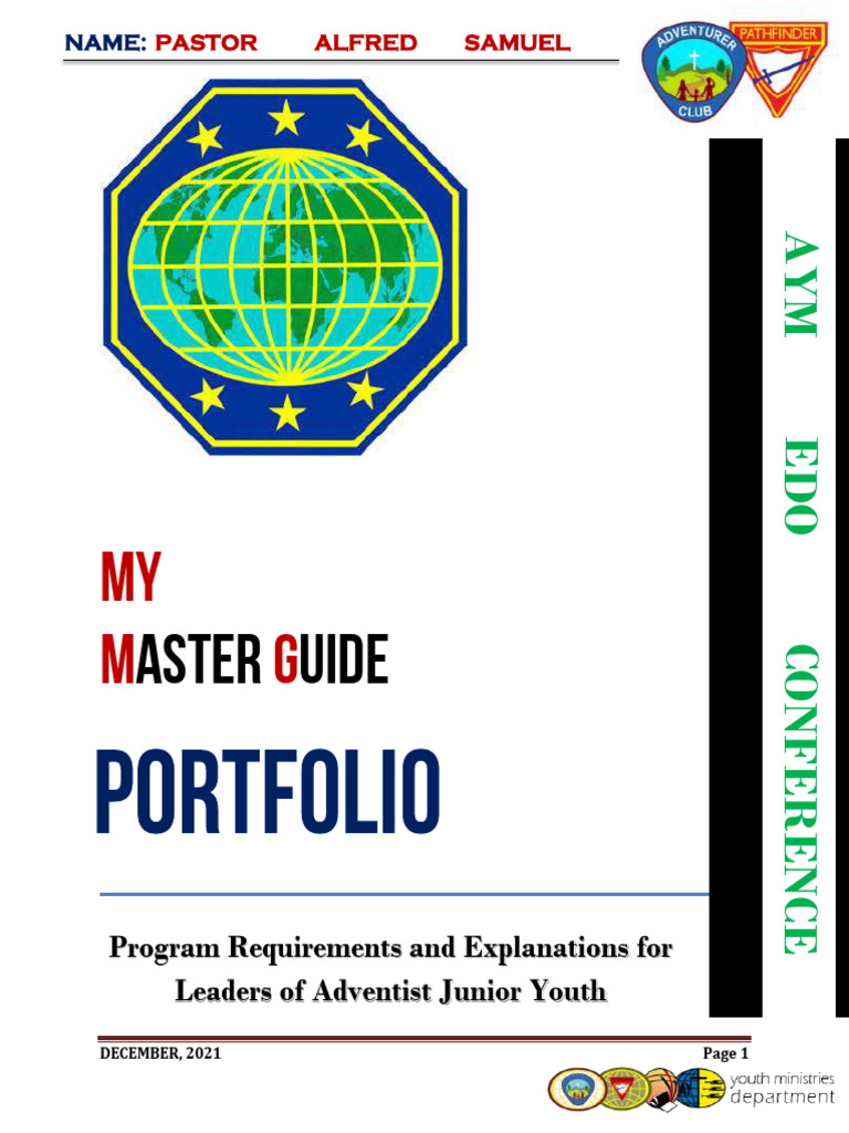 PST Alfred Samuel Portfolio | PDF | Seventh Day Adventist Church | Jesus