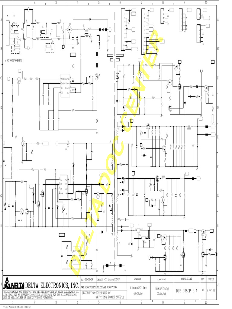 Power Supply DPS-298CP-2 Philips | PDF