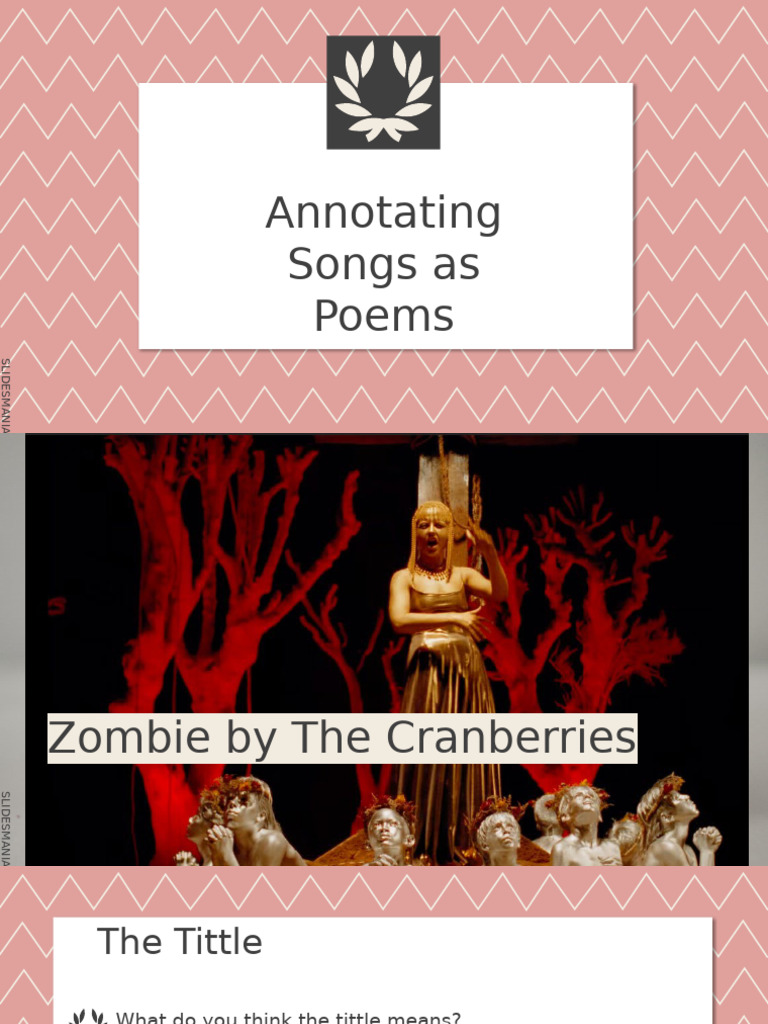 Analyzing "Zombie" by The Cranberries | PDF