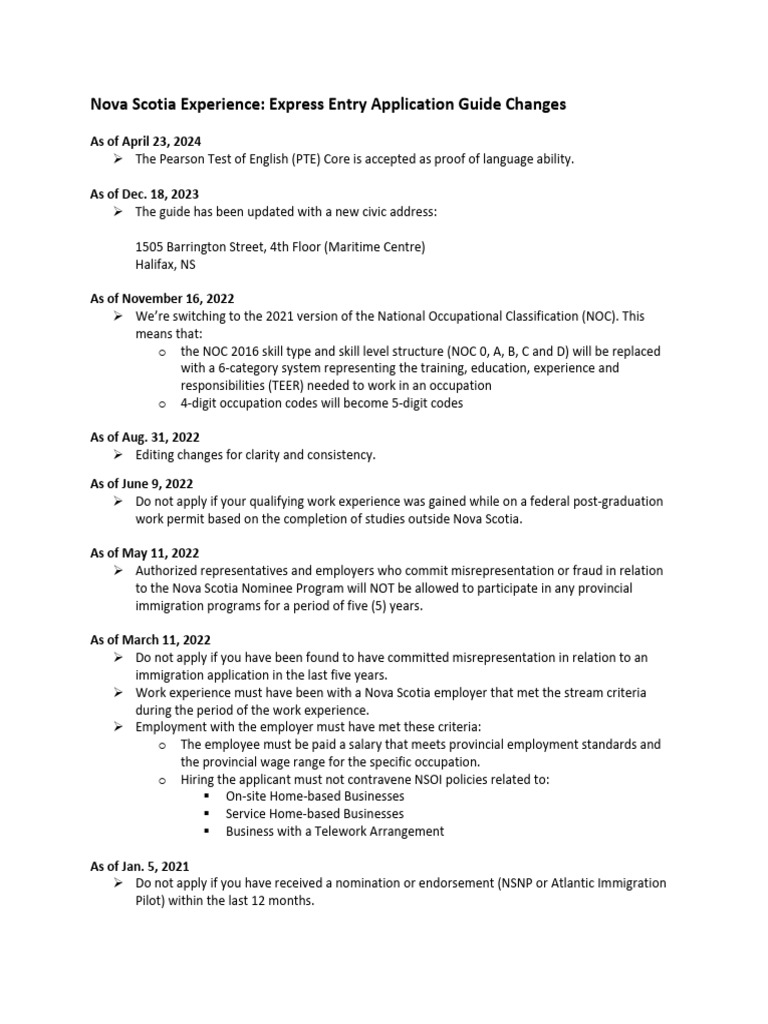 Changes-AppGuide-NSNP-NSEEE-English | PDF | Employment