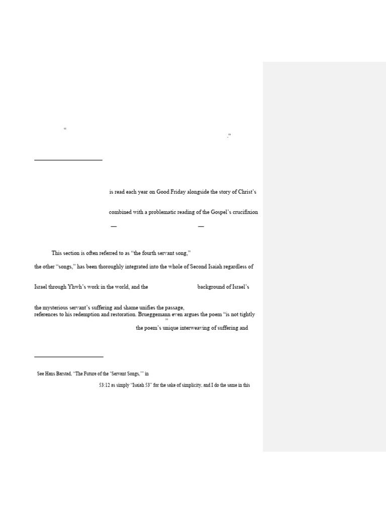 Punt.Caleb.IsaiahPaper2 (sbc) | PDF | Jesus | Book Of Isaiah