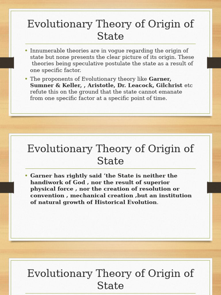 Evolutionary Theory of State Origin | PDF | Consciousness