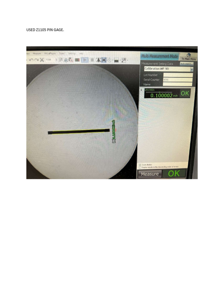 Used Z1105 Pin Gage | PDF