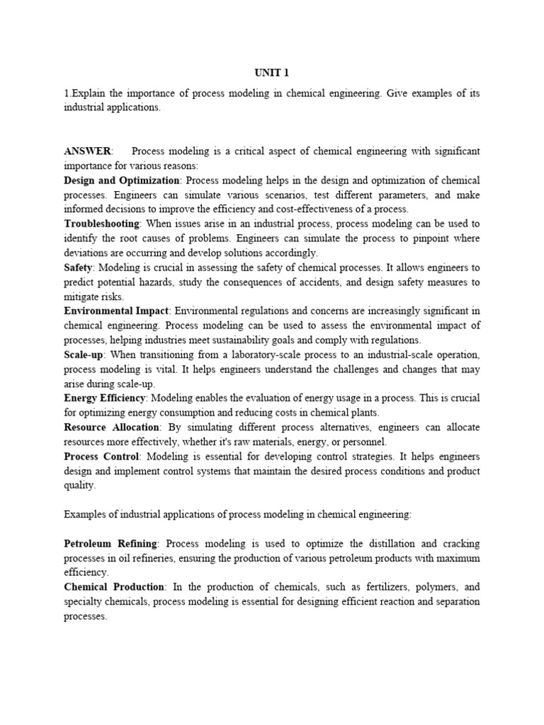 PMS Question Answer | PDF | Conceptual Model | Chemical Reactor