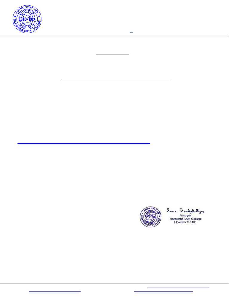 BA/BSC/BCOM Semester ID Submission Notice | PDF