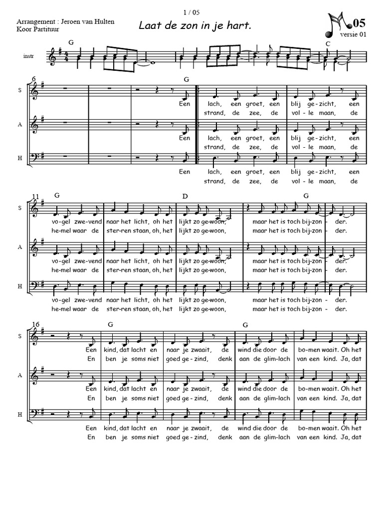 05 Laat de Zon in Je Hart v1 | PDF