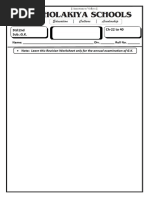 International Indian School, Dammam CLASS-1 GK Revision Worksheet | PDF ...
