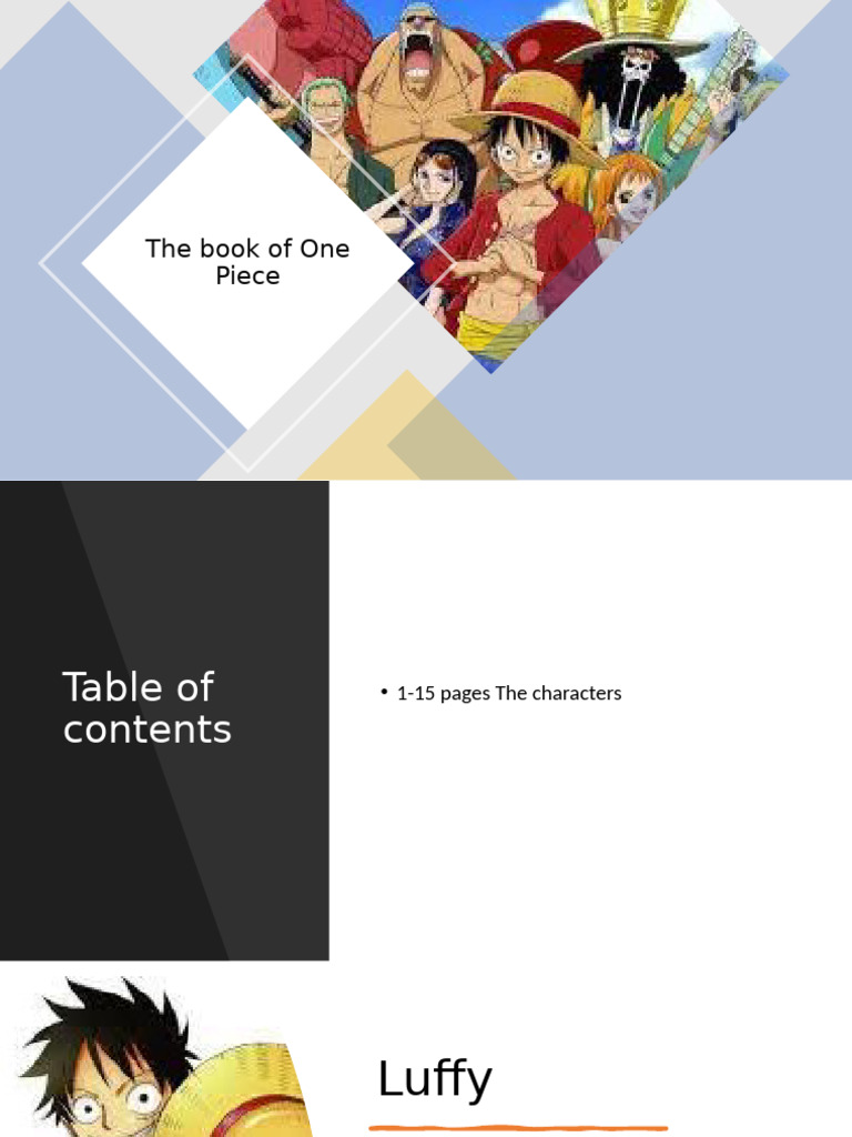 The Book of One Piece | PDF