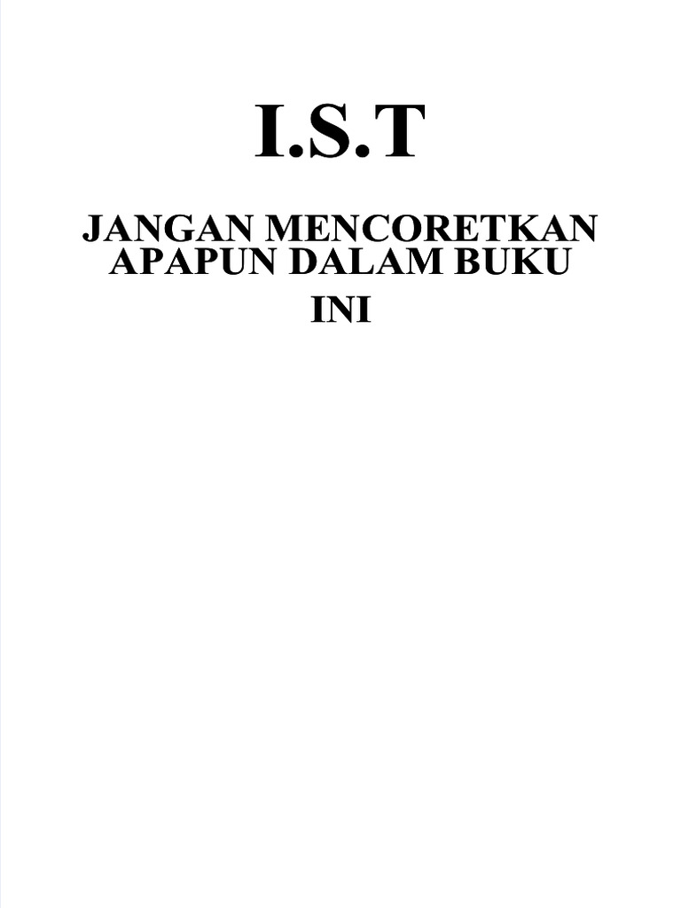 PDF Soal Ist Compress | PDF