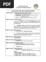 UMC Lectionary 2025 | PDF | Easter | Catholic Liturgy