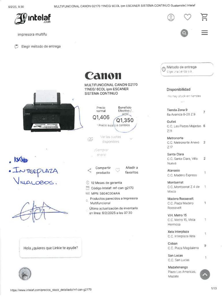 Print Canon | PDF
