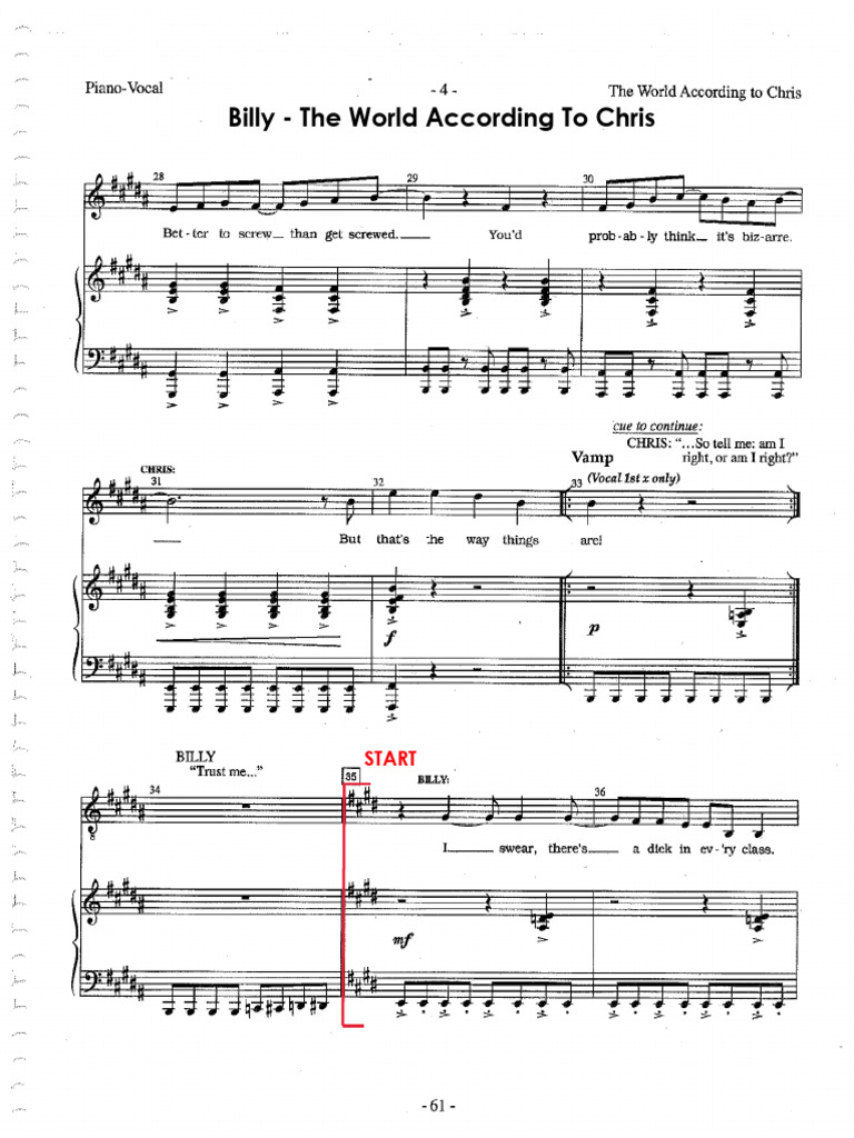 BILLY - The World According To Chris | PDF