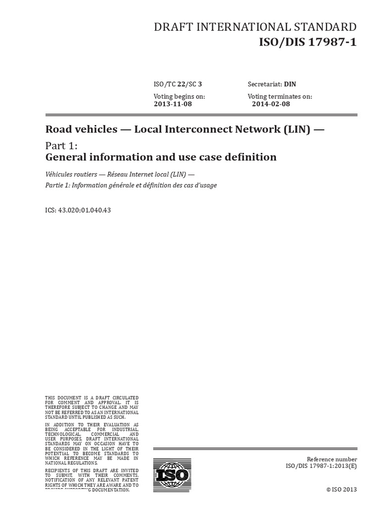 ISO 17987-1_2013_draft | PDF | Osi Model | International Organization ...