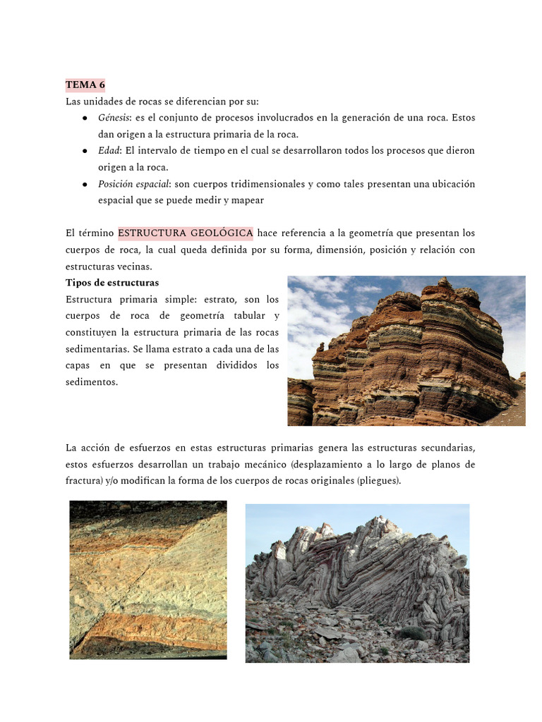Estructuras Geologicas, Fallas | PDF | Falla (geología) | glaciar