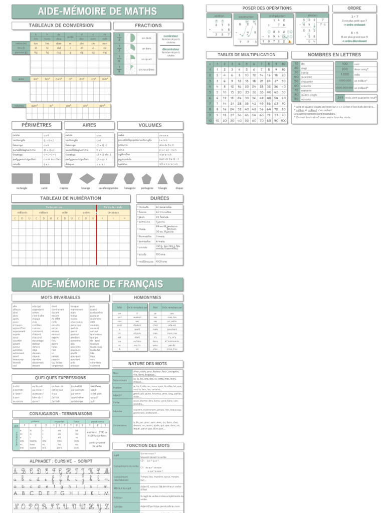 Sous Main Math | PDF