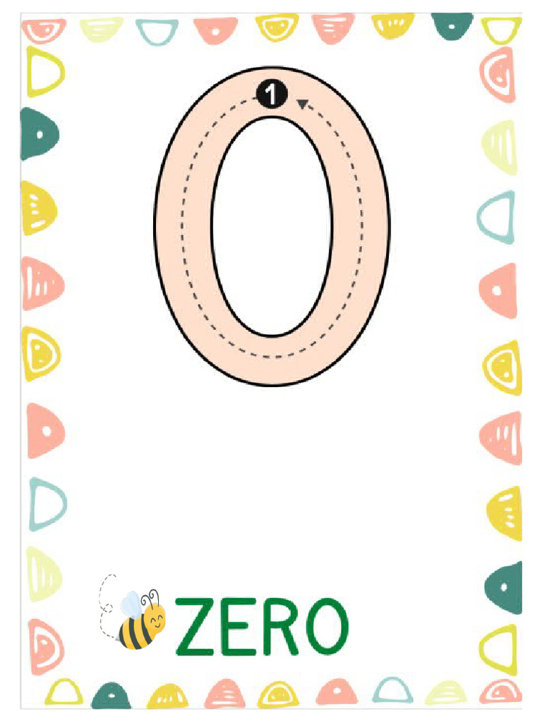 Números 0 A 10 | PDF