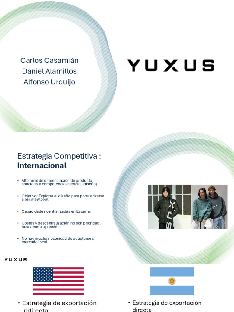 Estrategia de Exportación de Yuxus | PDF