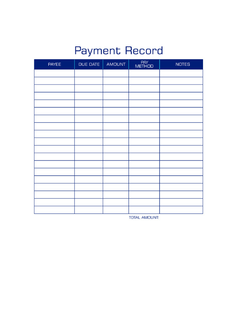 Free Payment Record Template - 253641.png | PDF