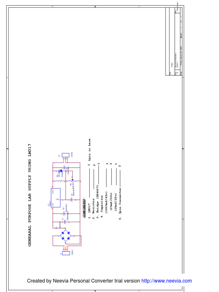 LM317 | PDF | Electrical Circuits | Voltage