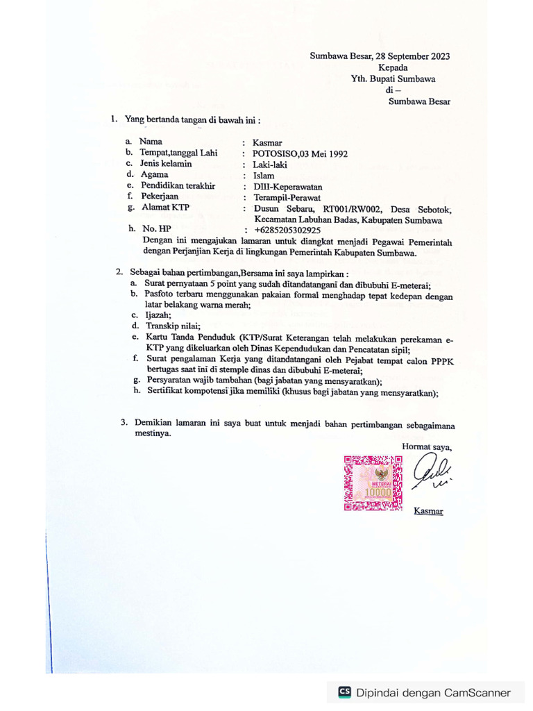 E Materai Kasmar | PDF