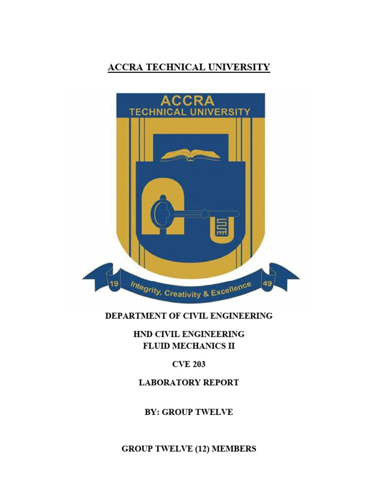 Weir Overflow Lab Report GROUP 12 | PDF | Experiment | Flow Measurement