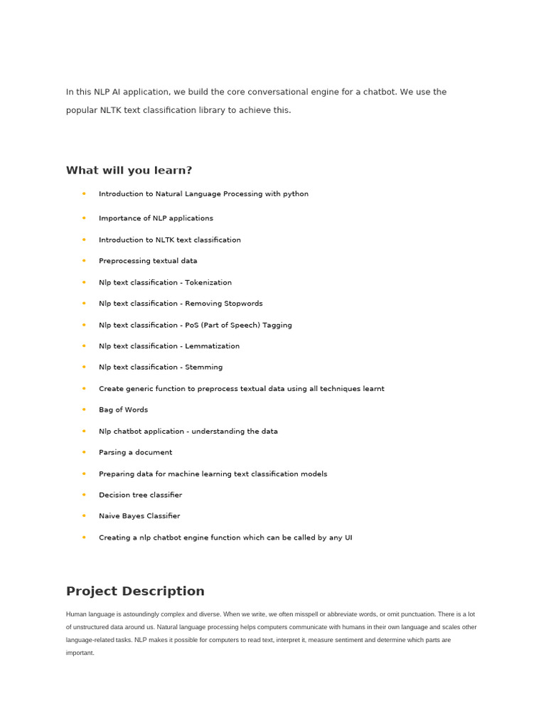 Project Description | PDF