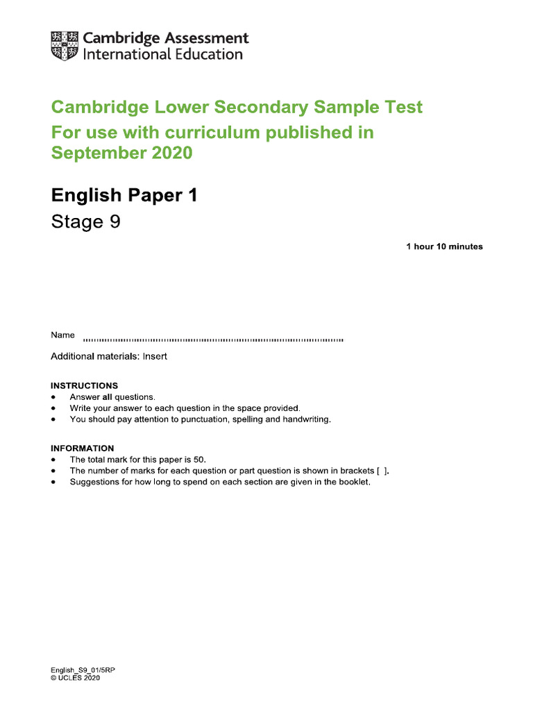 Mock 3rd Term Paper 1 Questions 1 | PDF