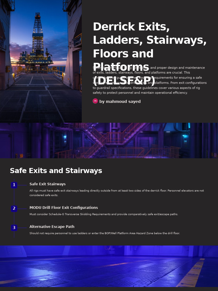 Derrick Exits Ladders Stairways Floors and Platforms DELSFandP 085216 ...