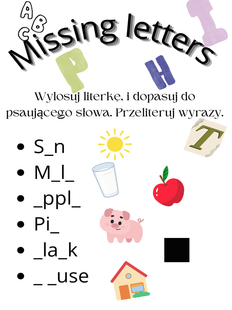 What Letter Is Missing | PDF