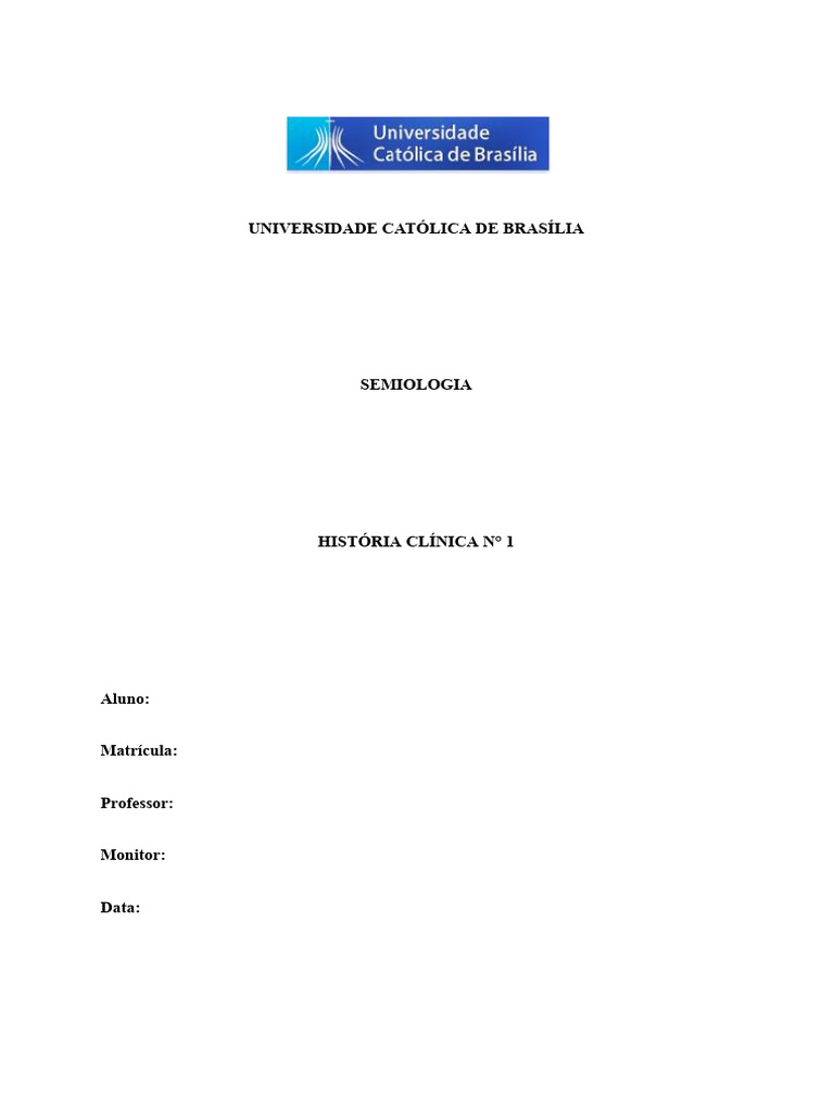 Semiologia - HDA 1 PDF | PDF