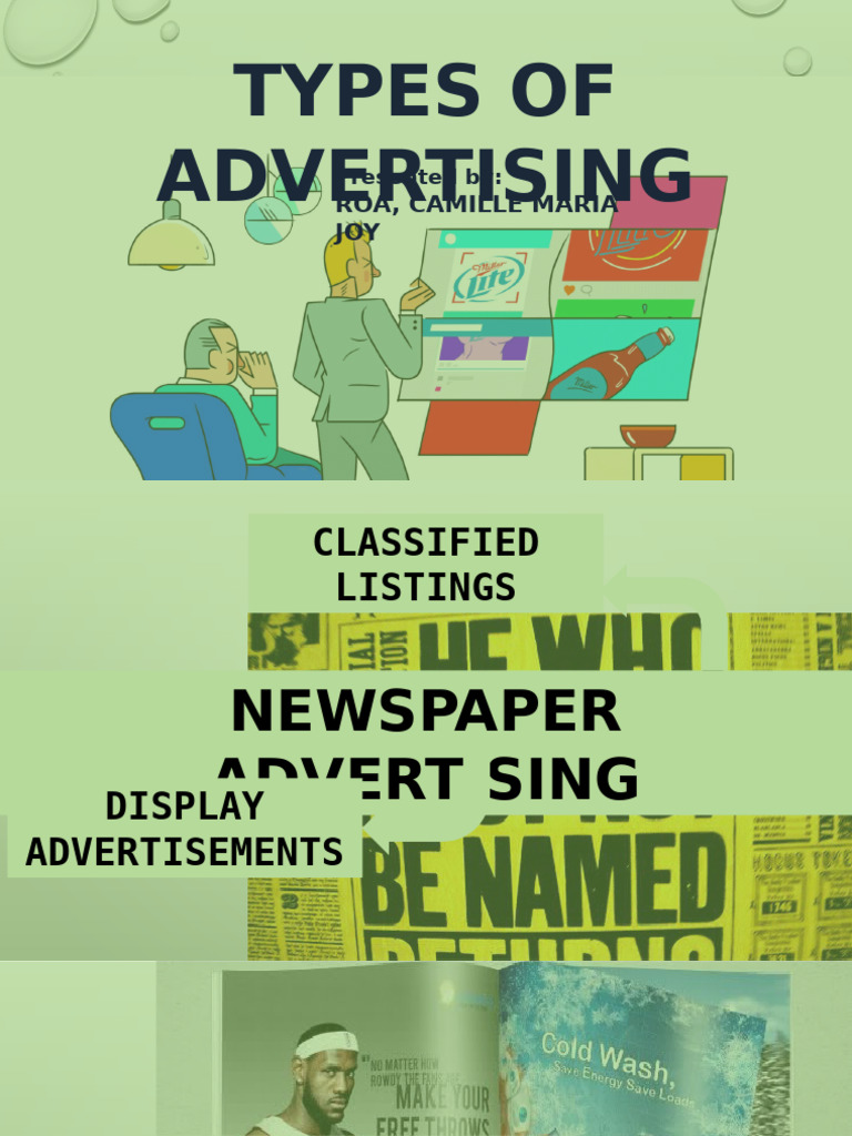 Types of Advertising | PDF