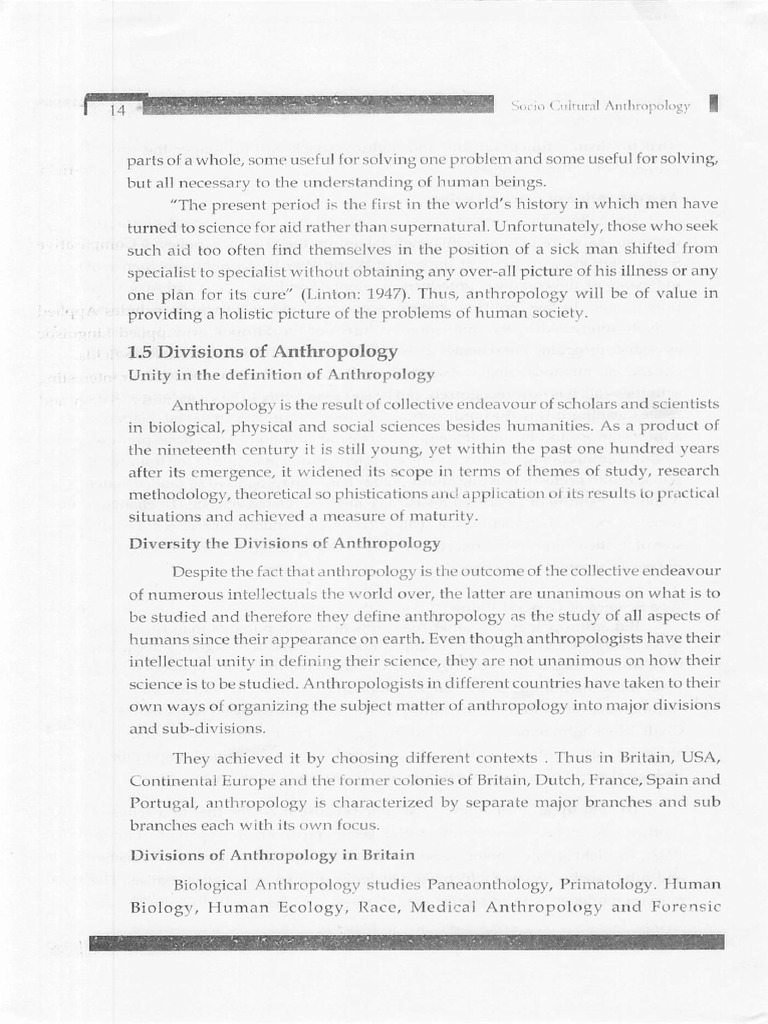 Socio Cultural Anthropology (A. Ashok, P. v. Lakshmaiah) - 22 | PDF | Anthropology | Social Sciences