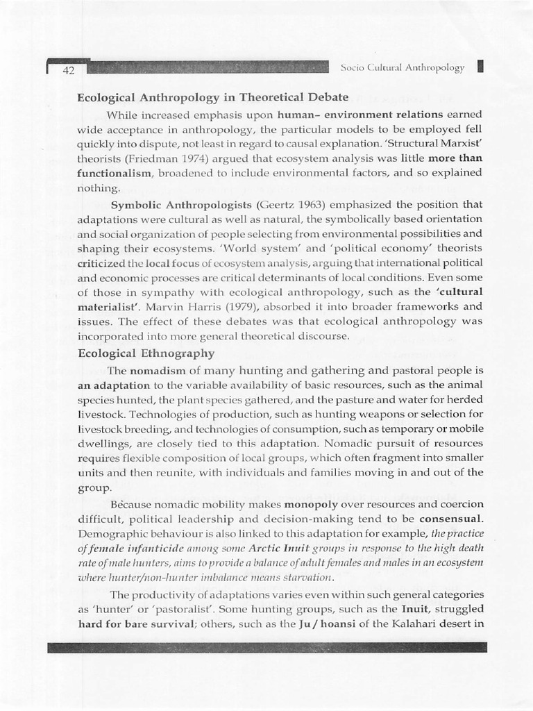 Socio Cultural Anthropology (A. Ashok, P. v. Lakshmaiah) - 50 | PDF ...