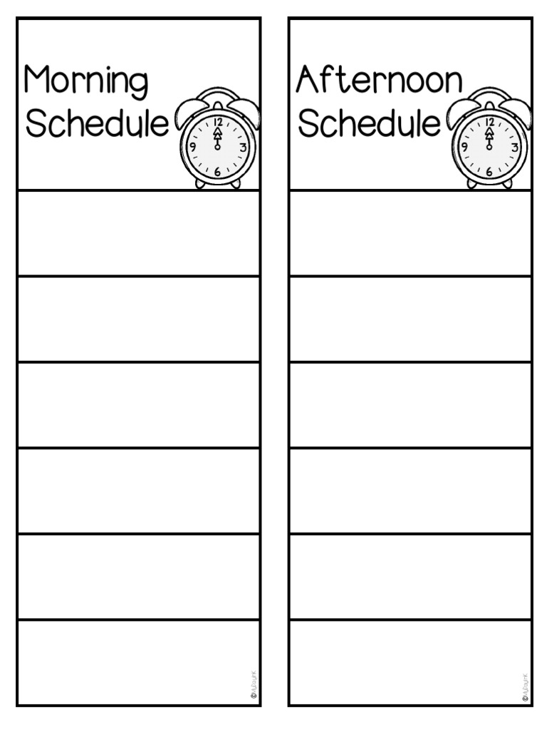 FREE Visual Schedule | PDF