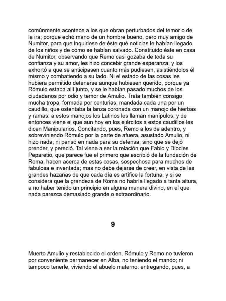 Vidas - Paralelas Plutarco 1 2215 50 | PDF