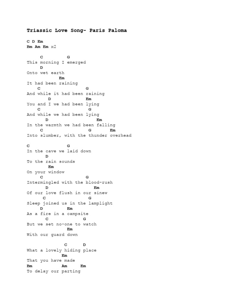 Triassic Love Song | PDF