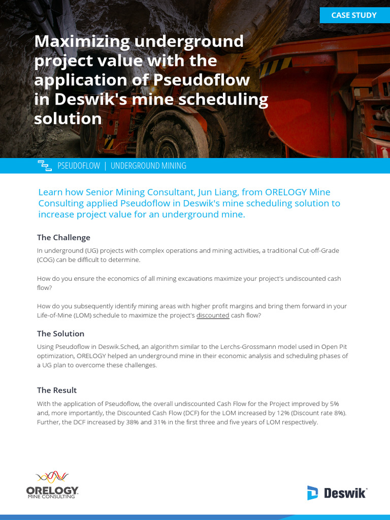 ORELOGY Pseudoflow CaseStudy | PDF | Discounted Cash Flow | Business